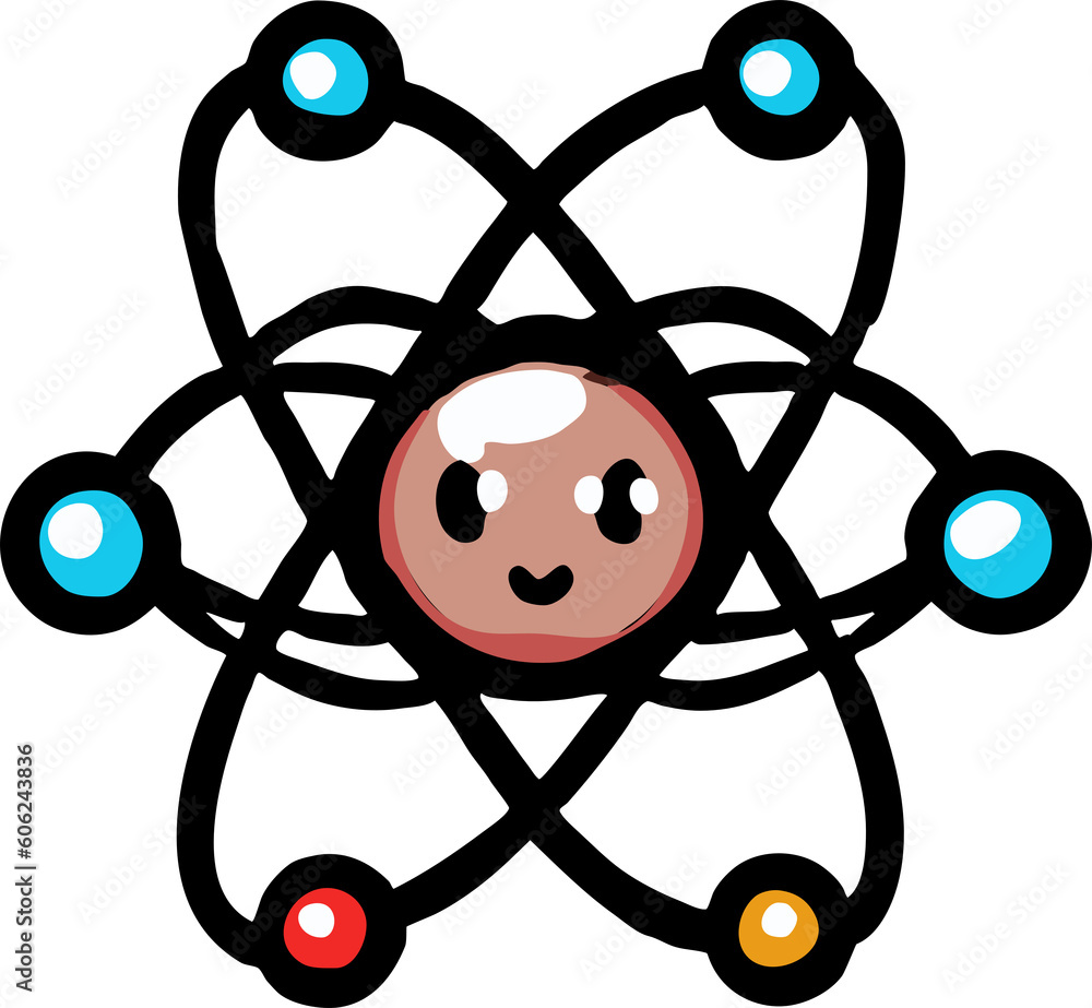 ภาพประกอบสต็อก atom png graphic clipart design ภาพ | Adobe Stock