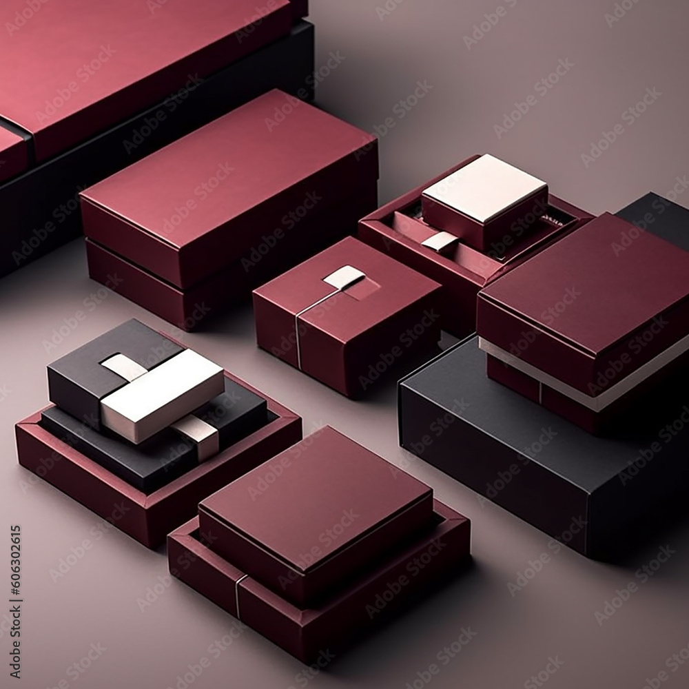 Luxury box mockup for brand identity design, photoshop mockup, branding ...