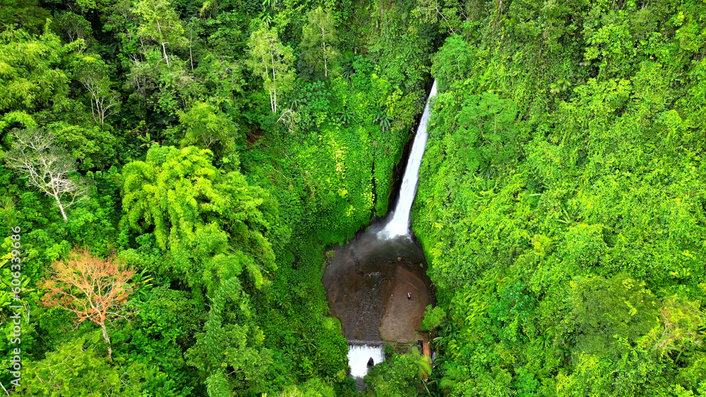Air Terjun Melanting Waterfall. There are almost 500 steps to get to ...