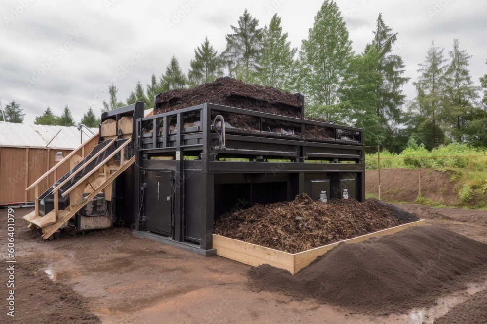 composting system with ongoing cycle of collection, processing, and ...