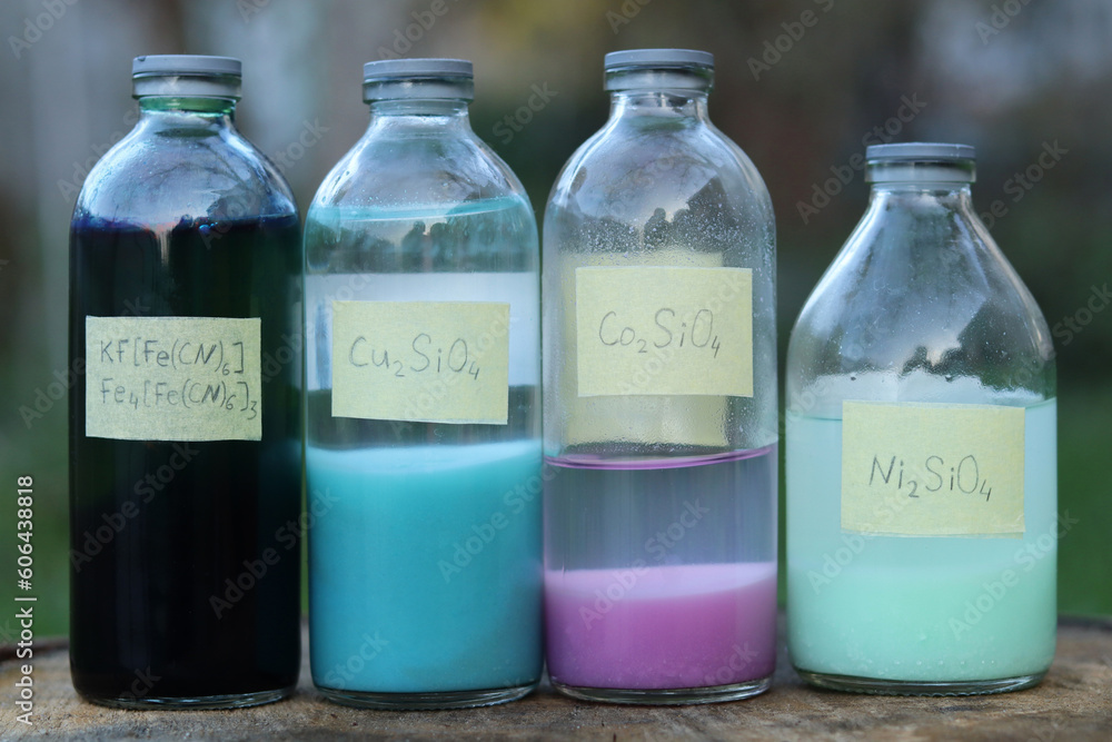 Insoluble persistent inorganic compounds: dark blue iron pigment ...