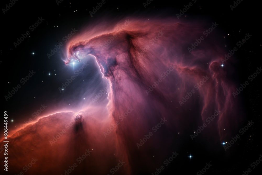 Photographing the deep space object known as the Horsehead Nebula, a ... Photographing the deep space object known as the Horsehead Nebula, a ...