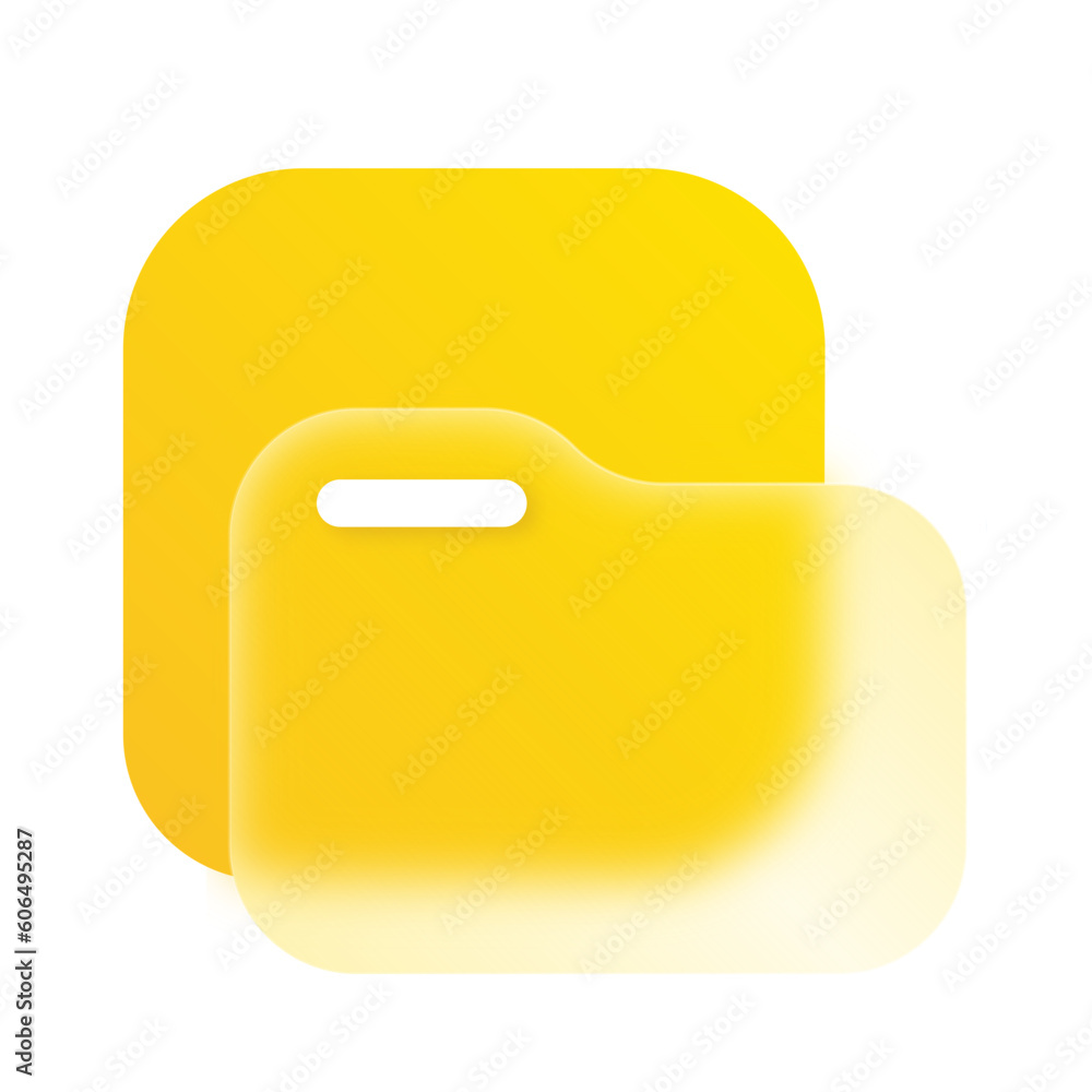 Vetor de File Folder Glassmorphism UI Icon Sign and Symbol Design Illustrator Png Svg do Stock ...