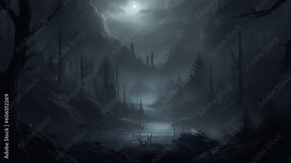 scary halloween background - dark horror background - spooky halloween ...