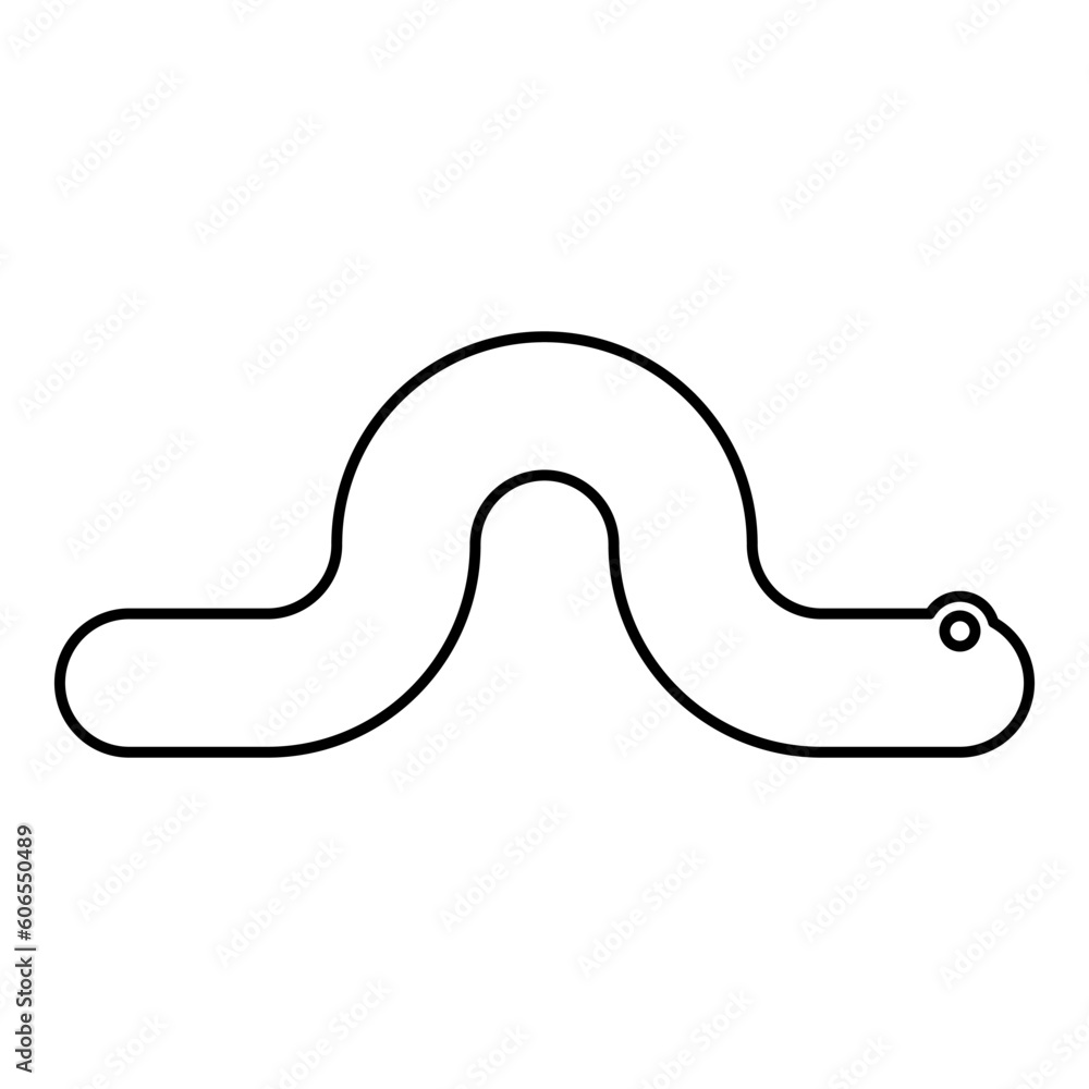 Creeping worm earthworm crawling invertebrate creep creature helminth ...