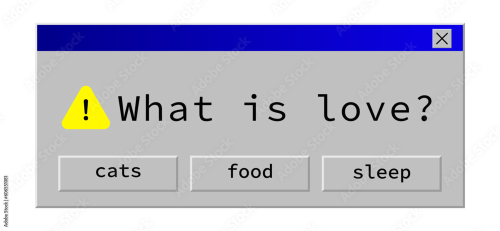 Vector illustration of retro pc element. Old computer aestethic ...
