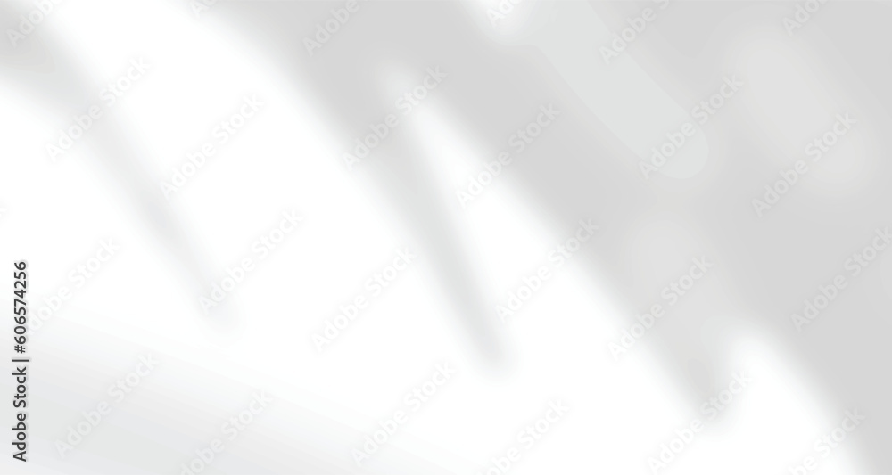 Realistic blurred natural light leaves, palm and window shadow overlay ...