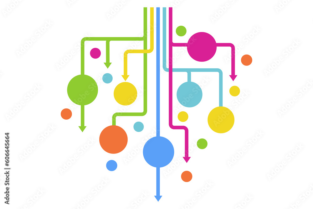 Digital png illustration of connections pattern on transparent ...