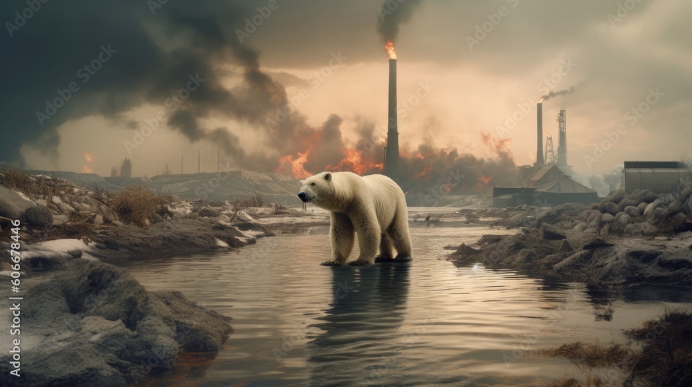 Animals are suffering because of the damage caused by pollution and ...