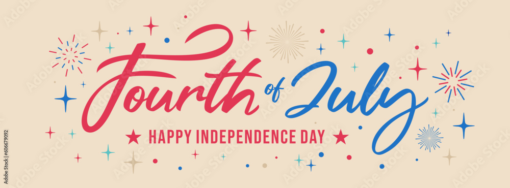 4th of July banner, clipart, 4th of July wallpaper, fireworks clipart ...
