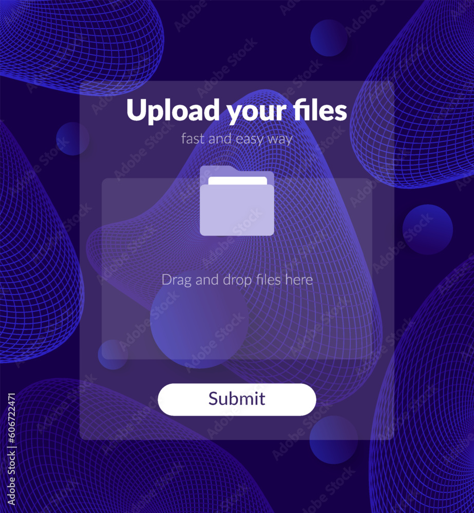 upload files form with submit button, ui design Stock Vector | Adobe Stock upload files form with submit button, ui design Stock Vector | Adobe Stock