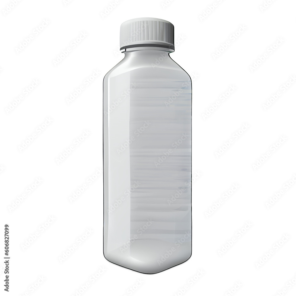 Blank Drinks bottle clip art white background Ai generated image Stock ...