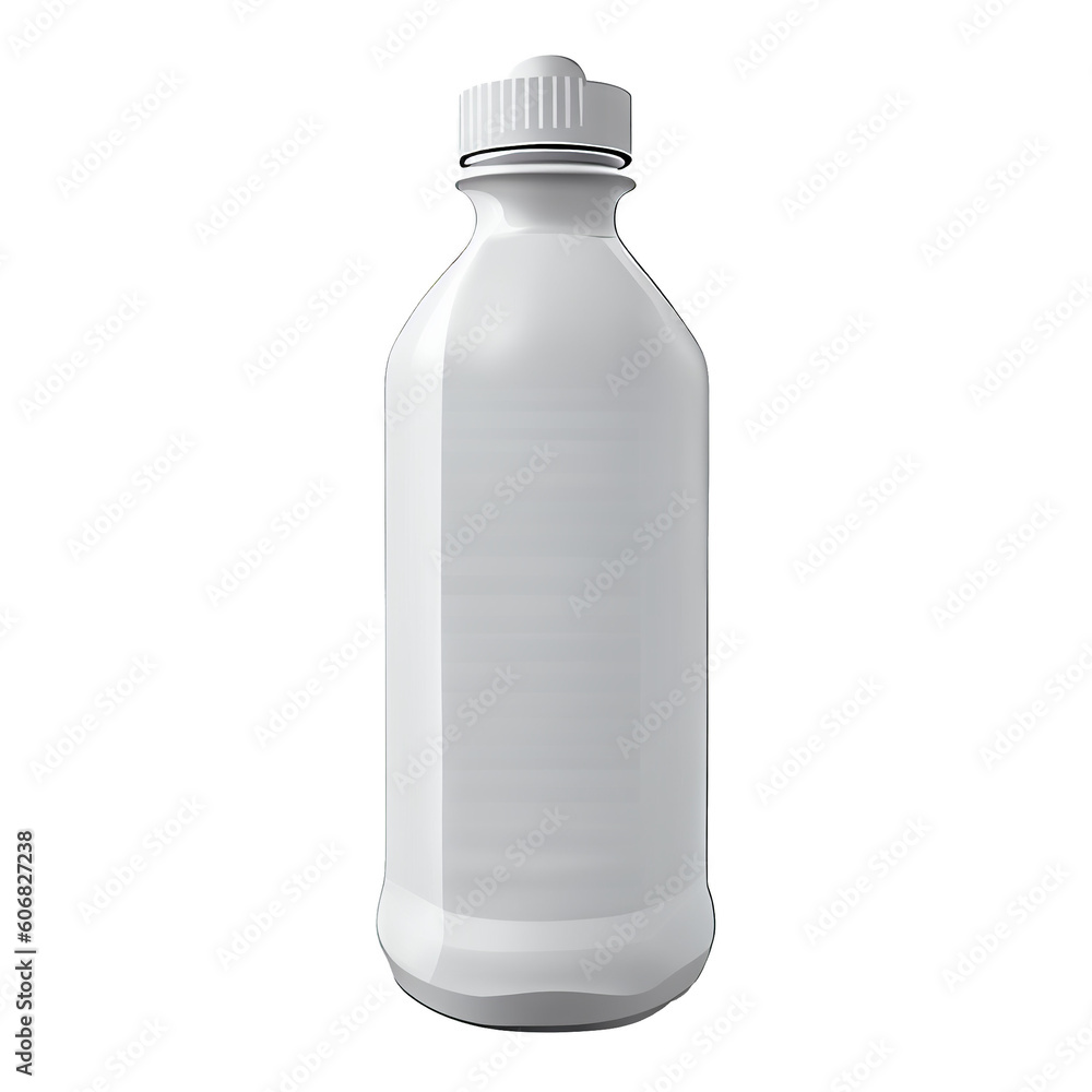 Blank Drinks bottle clip art white background Ai generated image Stock ...