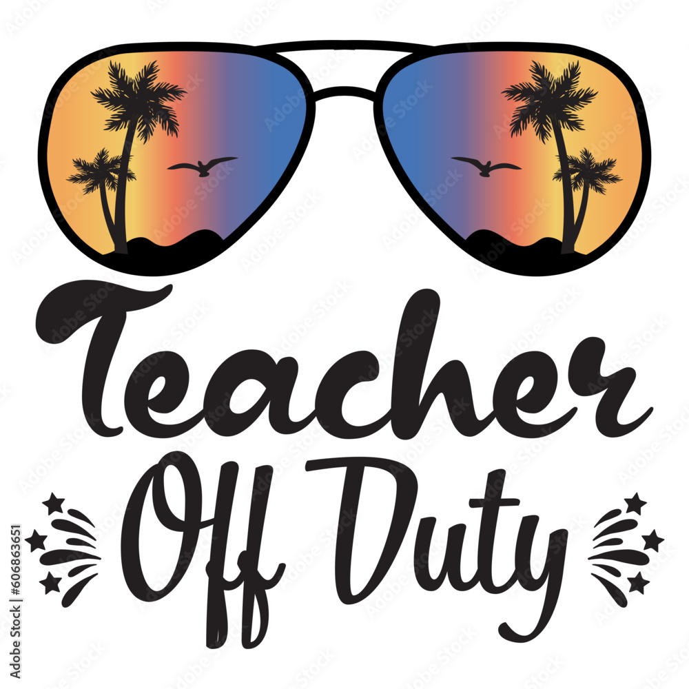 Teacher Off Duty Svg, School Svg, Teacher Quote Svg, Teacher Svg For ...