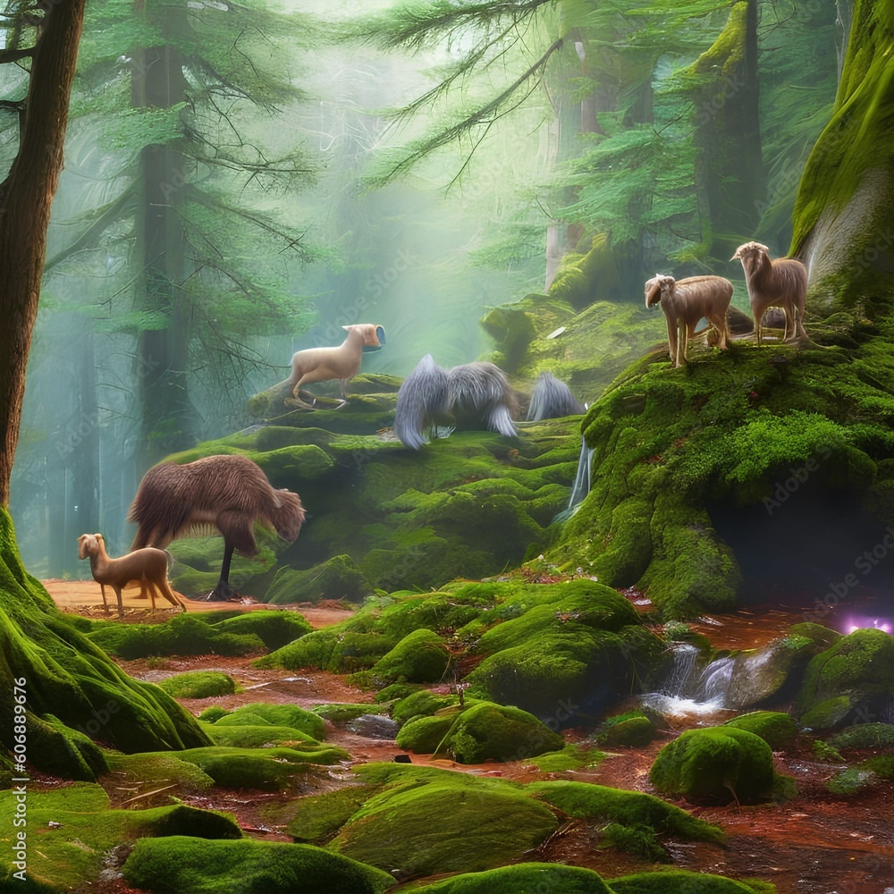 1337 Mystical Forest Creatures: A mystical and enchanting background ...