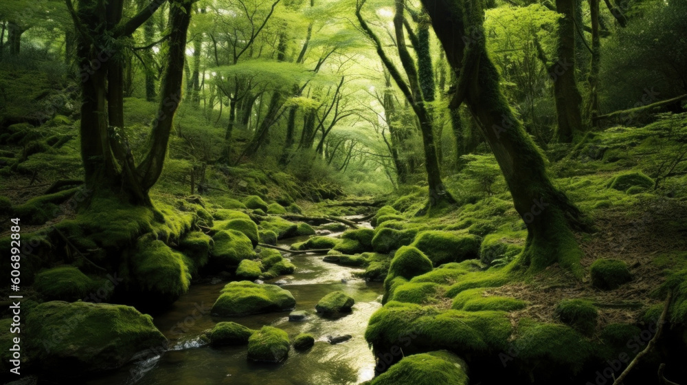 Landscape forest - bathing in the forest, Japanese practice of ...