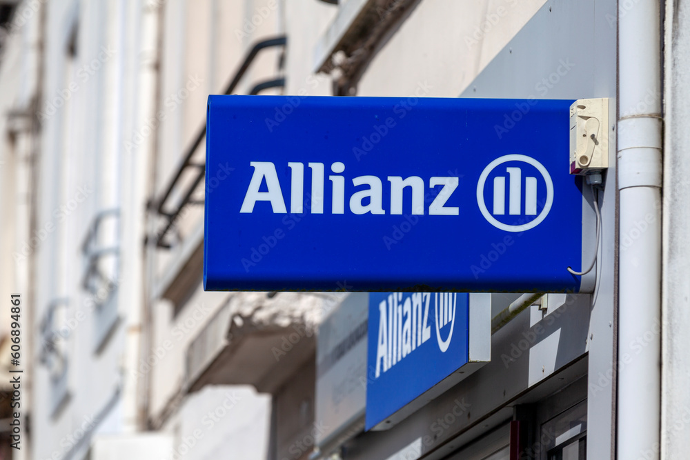 Sign of Allianz - Finance Stock Photo | Adobe Stock