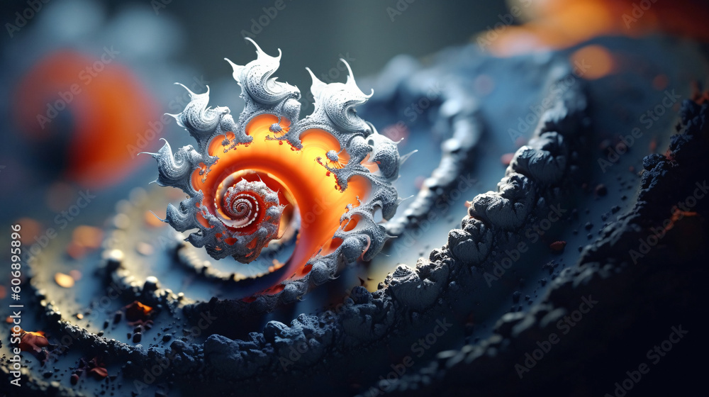ภาพประกอบสต็อก Beautifully generated mandelbrot fractals in vibrant ...