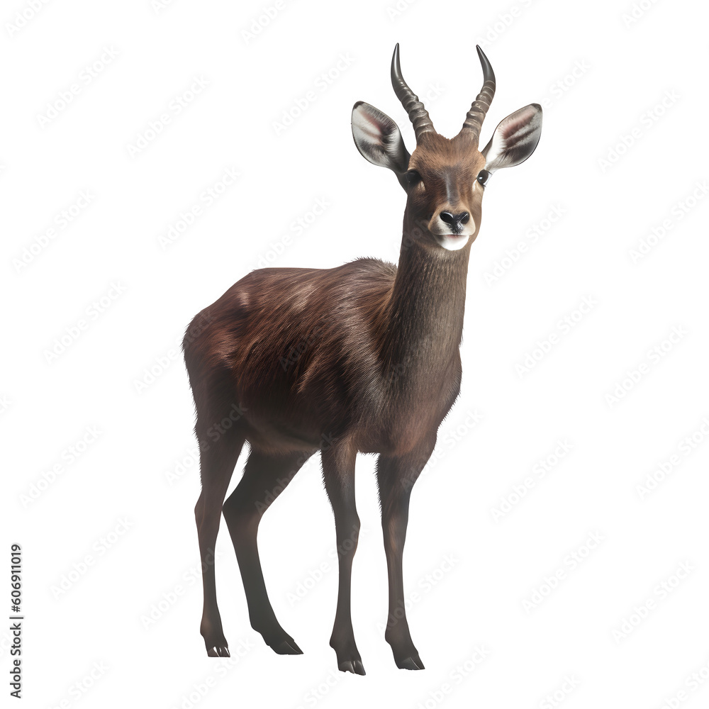 saola png file. Transparent background with generative ai Stock ...