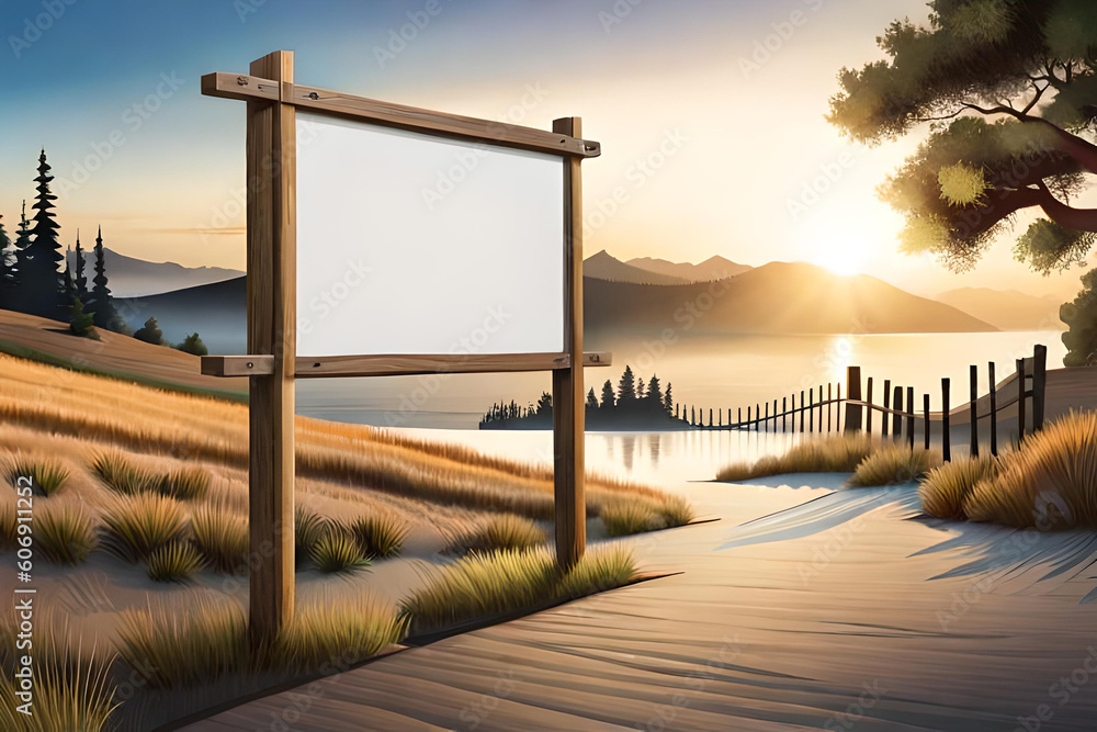 wooden signboard, blank signboard tempalte , destination and ...
