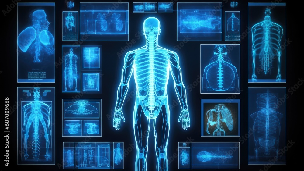 The use of various imaging techniques to visualize and diagnose medical ...