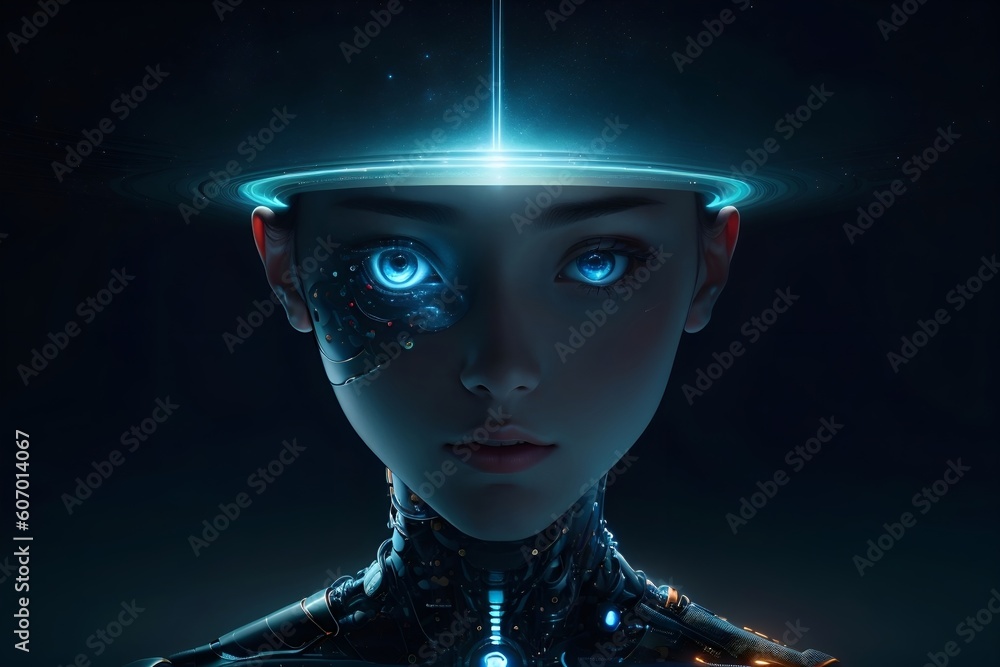 "Beyond the Veil of Reality: A Captivating Digital Painting Portraying ...