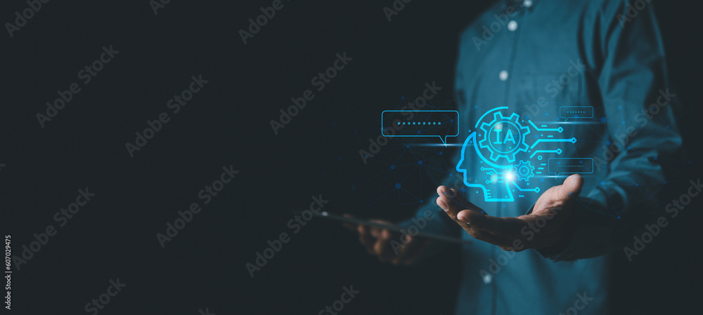 AI learning and business artificial intelligence, modern ...