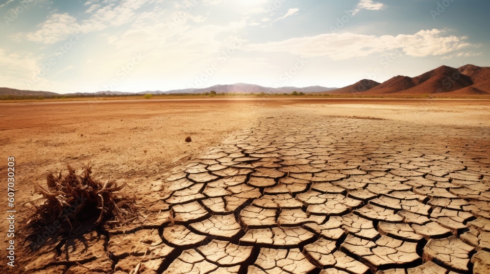 Severe Drought Condition Illustration, Visual Representation of Extreme ...