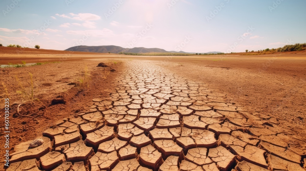 Severe Drought Condition Illustration, Visual Representation of Extreme ...