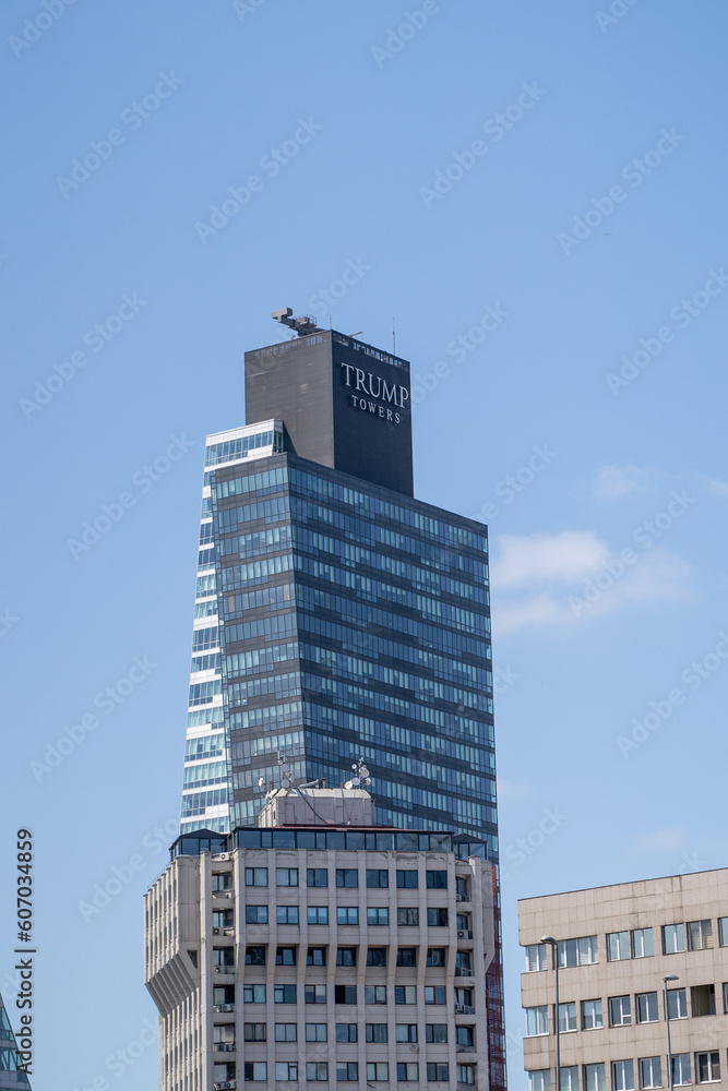 Trump Towers Istanbul are two conjoined towers in Sisli district ...
