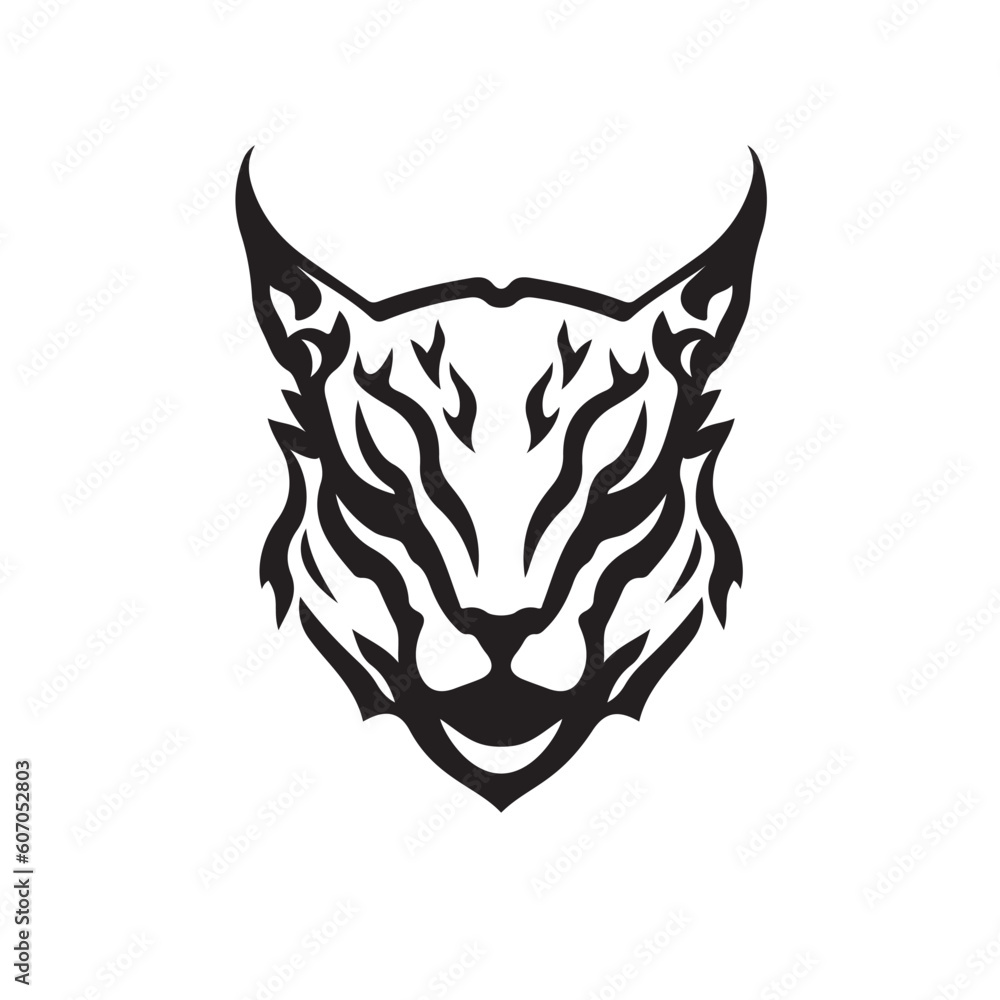Puma line drawing illustration isolated vector Stock Vector | Adobe Stock