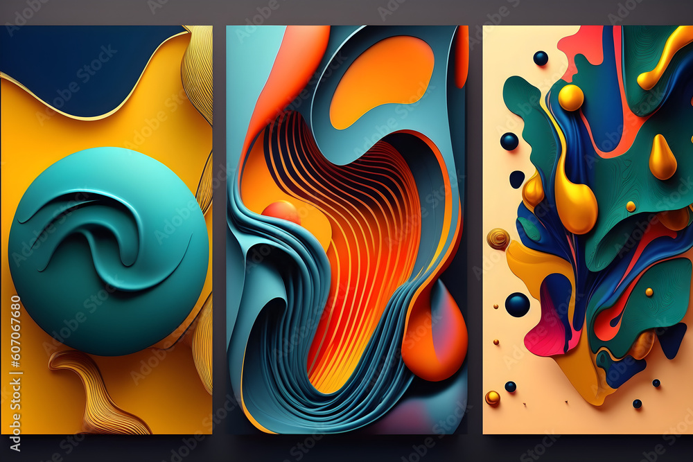 HD backgrounds and textures with colorful abstract art creations ...