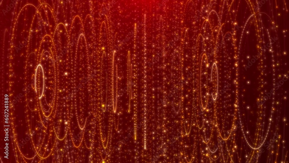 Elegant Golden Particles: Looping Animated Background for Awards ...