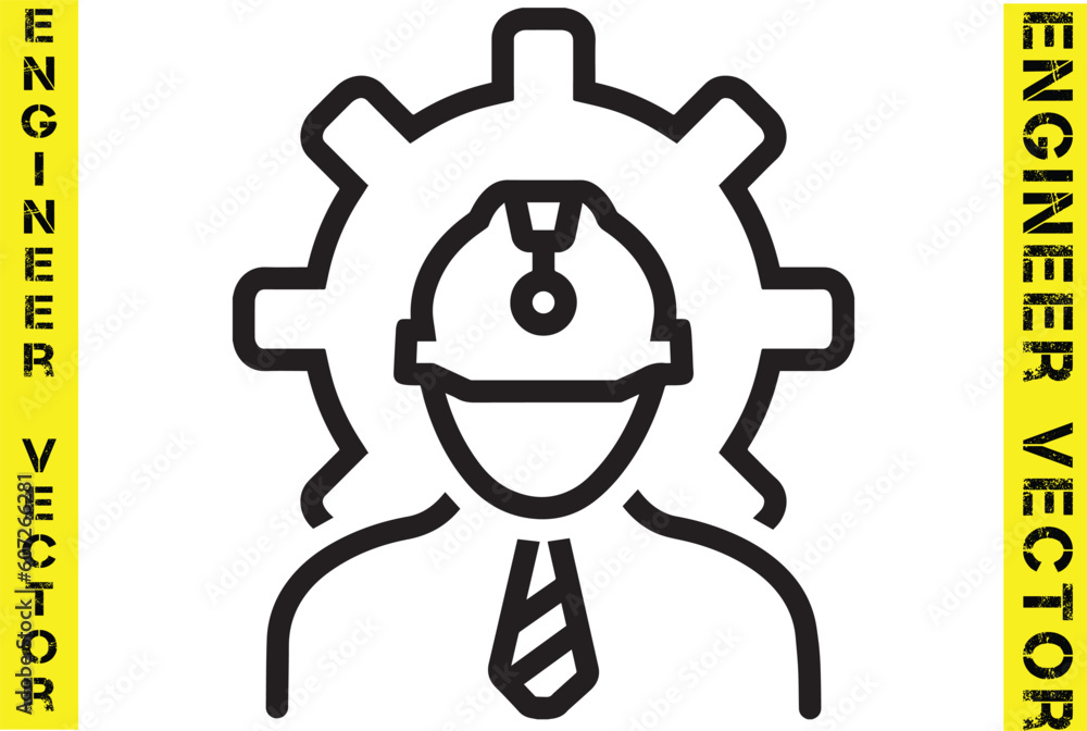 Mechanical engineering logo design template, Excavator and construction ...