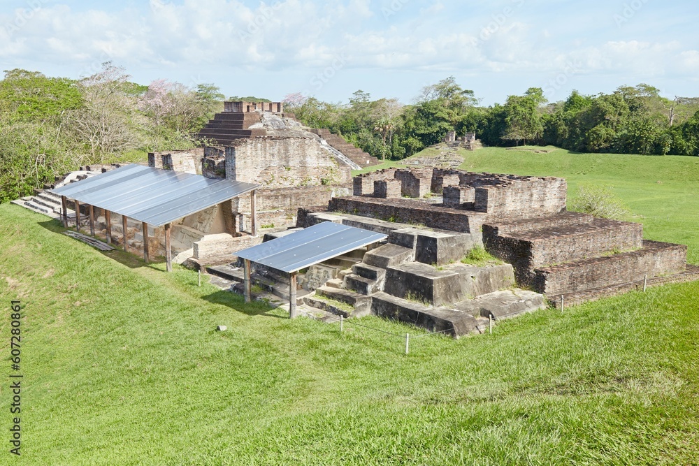 The elaborate ruins of Comalcalco in Tabasco, Mexico, is the western ...