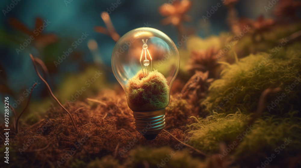 ai, bulb, electricity, electric, light, lamp, green, nature, energy ...