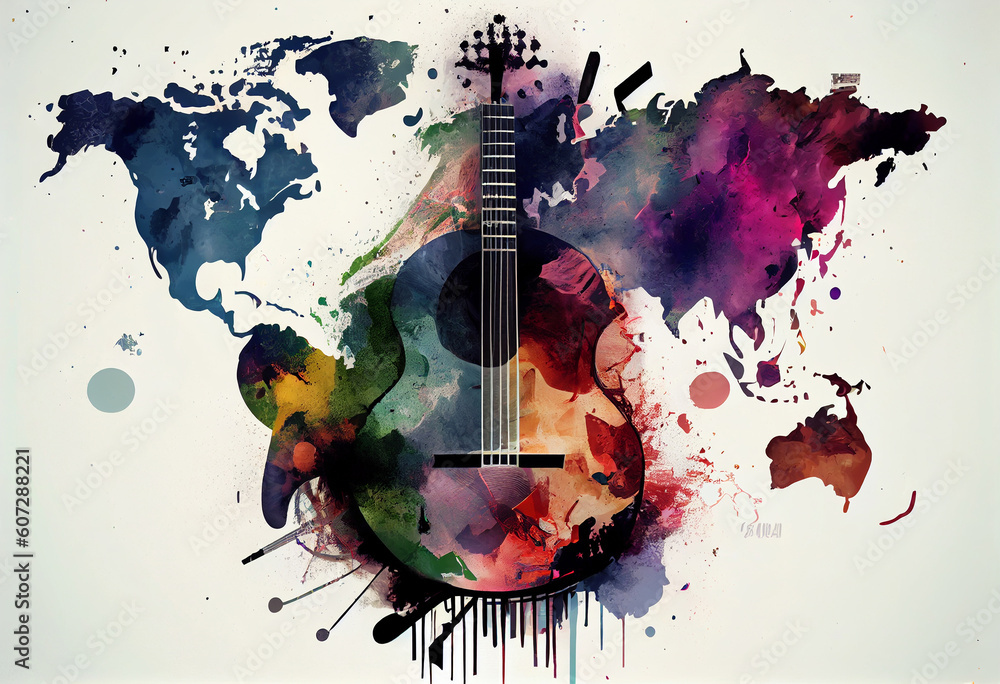 image to depict International Music Day or World Music Day. Generate Ai ...