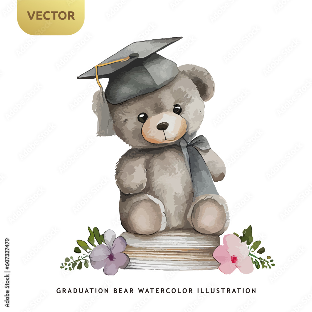 Graduation Bear Clip Art