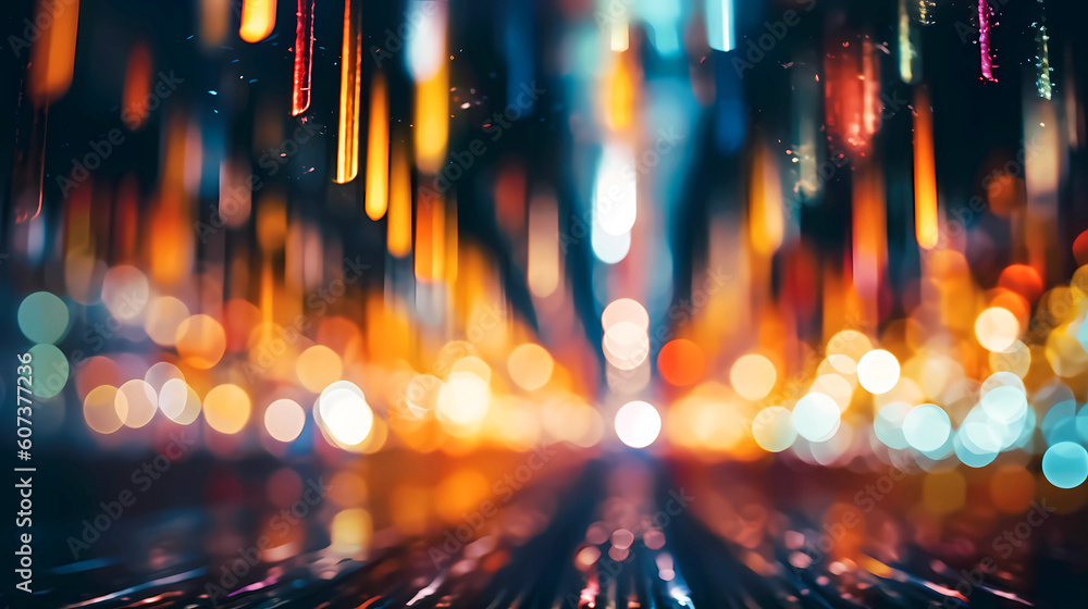 Beautiful background image in bright blurry colors with glowing lines ...