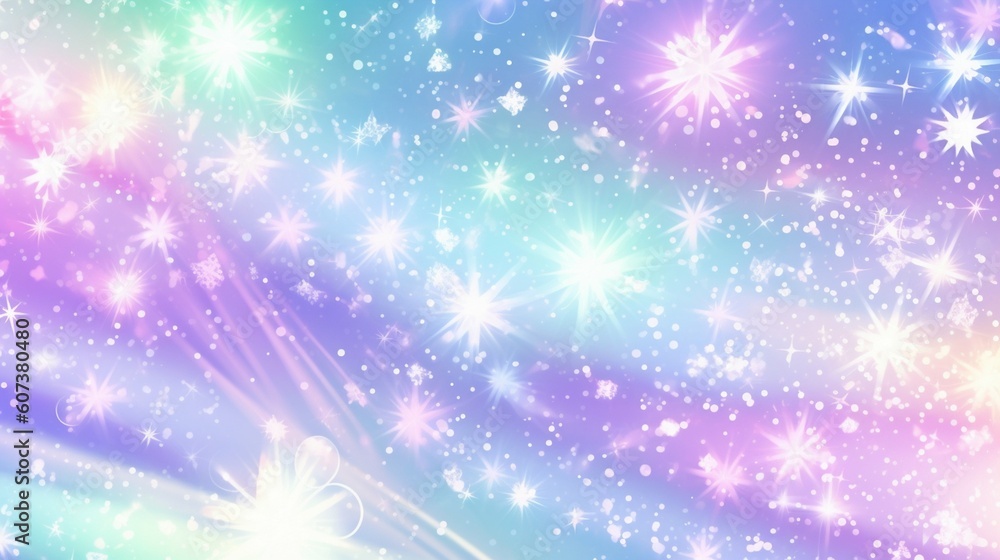 bright pink and blue background with stars with gradient and gloss ...