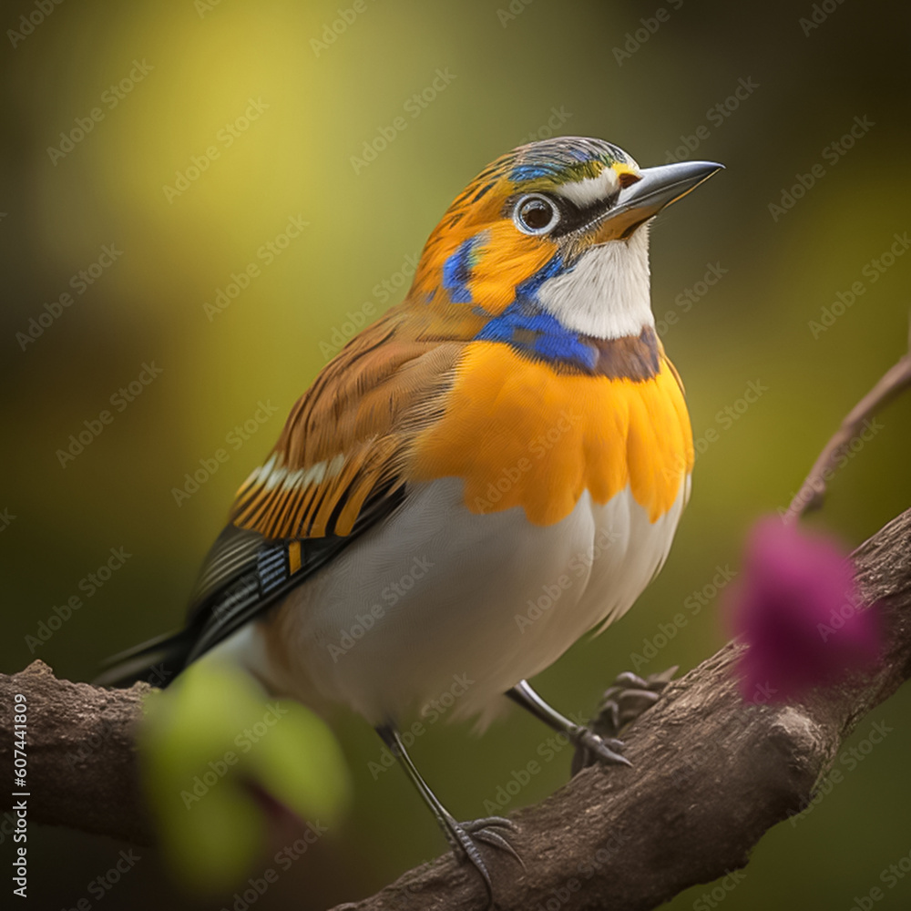 Various pictures and illustration of cute and beautiful birds, with ...