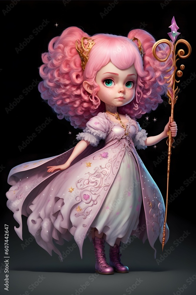 Super Kawai Disney Princess, Fairy - Fairy princess light pink hair ...
