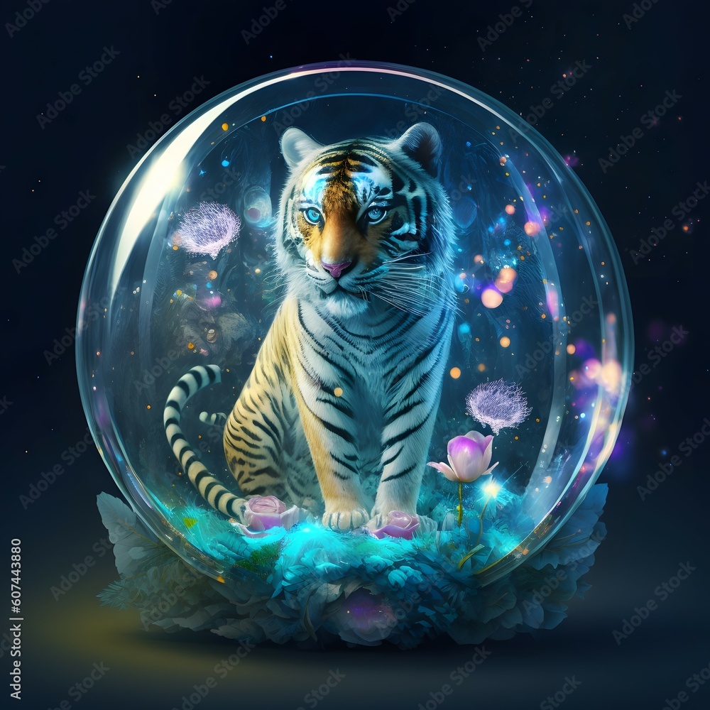 Illustrazione Stock The spectral background of the dream is a cute ...