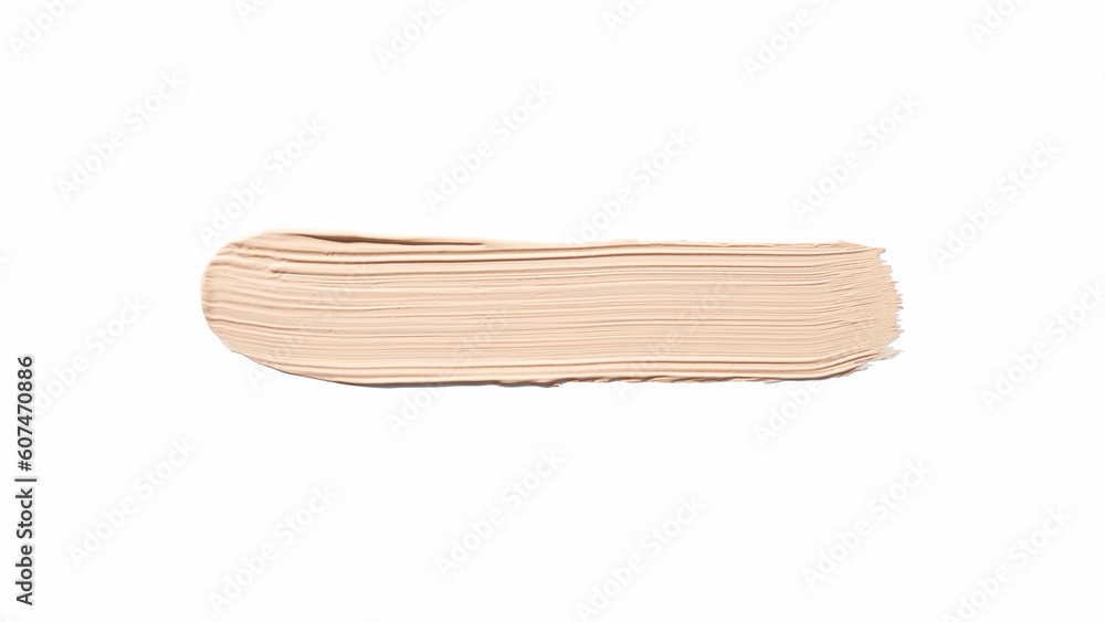 Liquid foundation smudge on white background. Beauty skincare texture ...