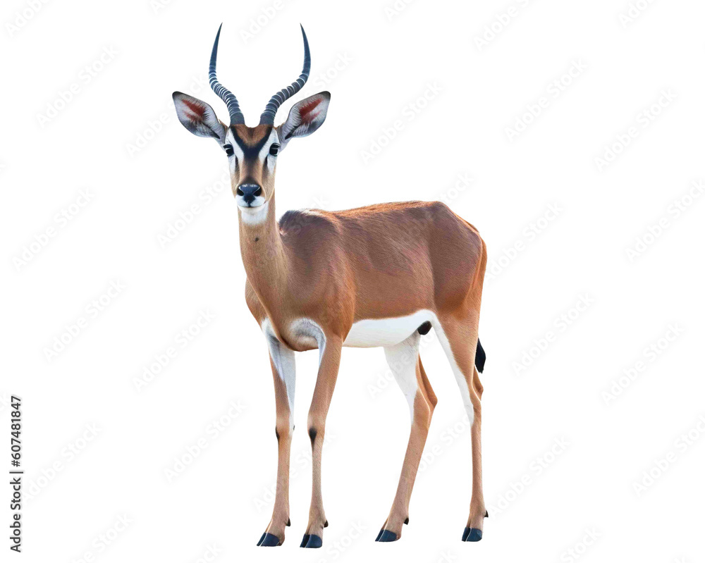 Impala png, transparent background, antelope isolated, generative ai ...