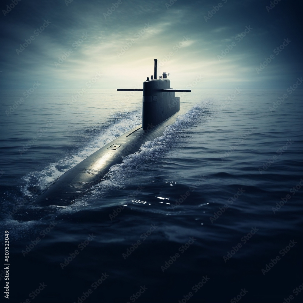 Nuclear submarine launches undersea torpedoes in the middle of the ...
