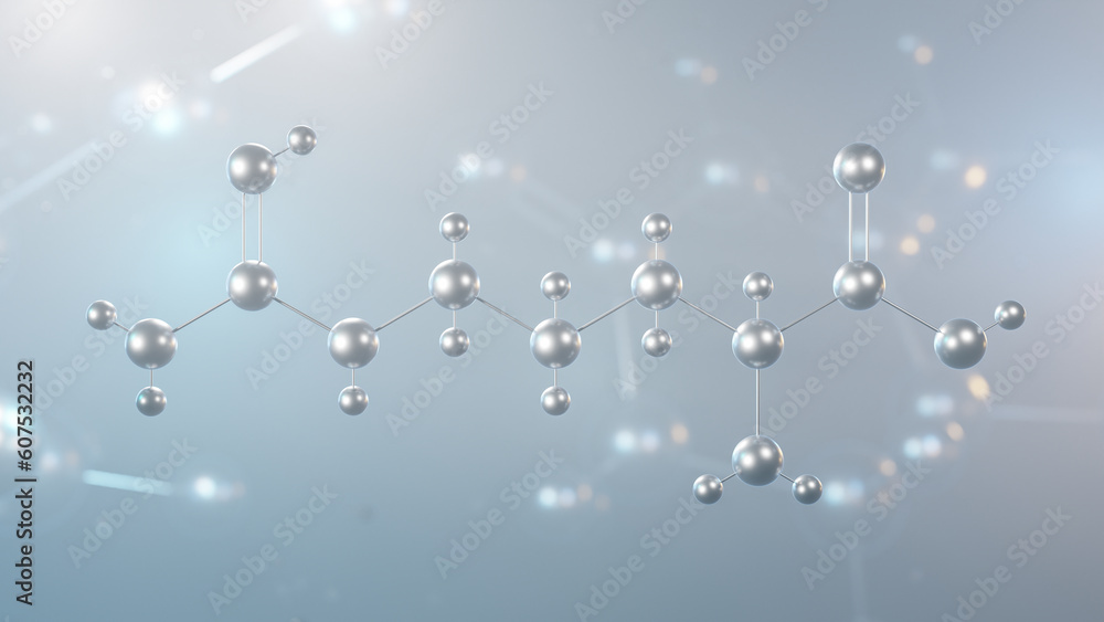 arginine molecular structure, 3d model molecule, amino acid, structural ...