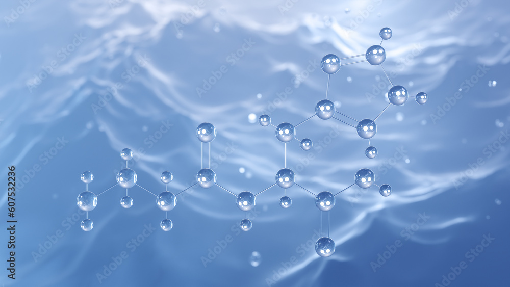 carnosine molecular structure, 3d model molecule, l-carnosine ...