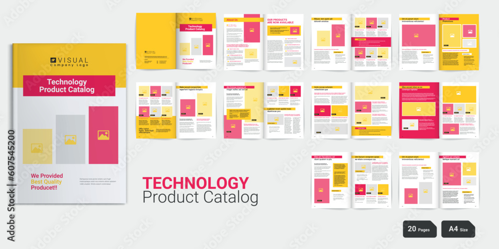 Technology Product Catalog | Multipurpose Product Catalog Layout Modern ...