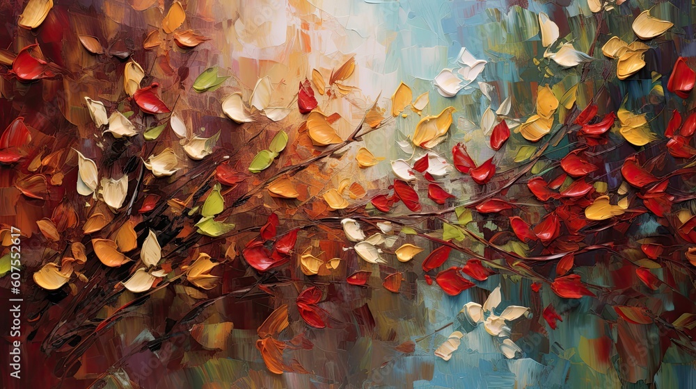 Abstract artistic background merges the rich textures of gorgeous ...